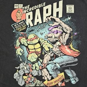 Next Level Apparel | Shirts | Tmnt The Incredible Raph Graphic Tshirt ...